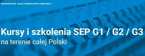 Szkolenie - Szkolenie SEP G1