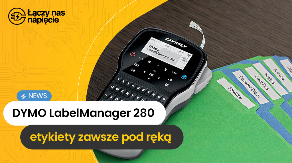 DYMO LabelManager 280 – przenośna drukarka etykiet w zestawie walizkowym