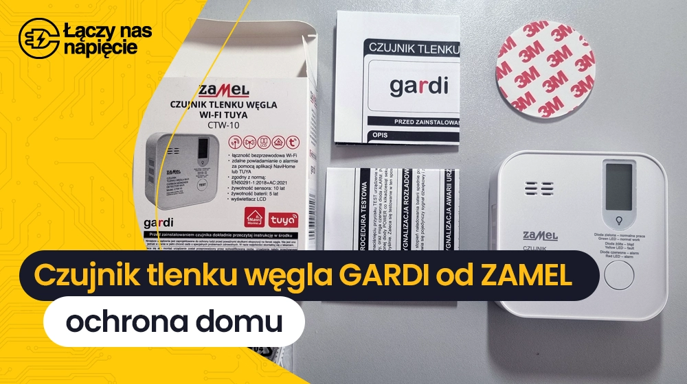 Czujniki bezpieczeństwa w domu oparte o system GARDI firmy ZAMEL