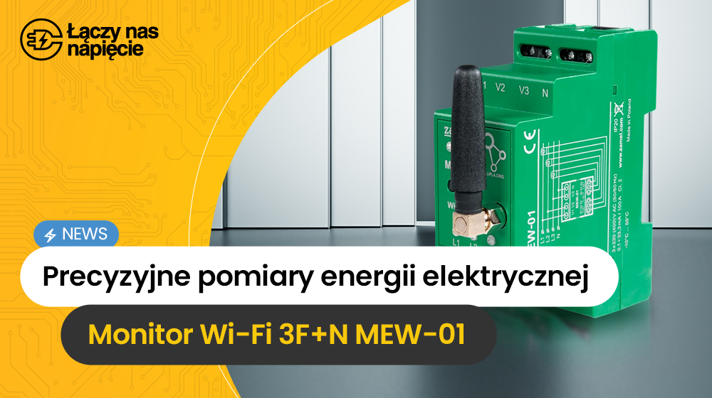 Monitor energii elektrycznej Wi-Fi 3F+N MEW-01. Zaawansowane narzędzie ...
